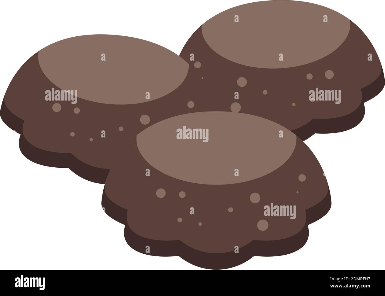 Chocolate paste candy icon. Isometric of chocolate paste candy vector ...