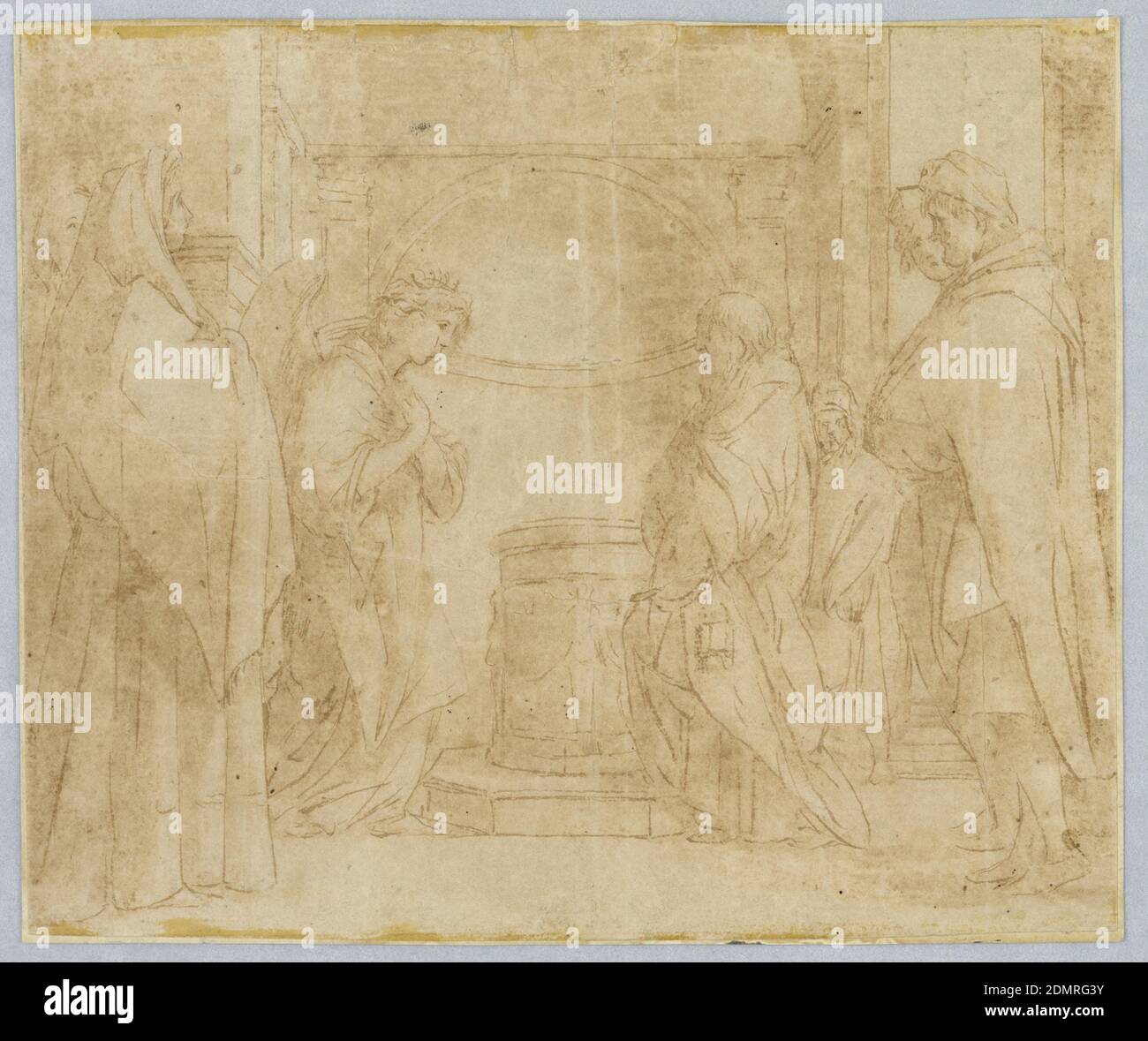 Copy after Annunciation of the Angel to Zechariah, Andrea del Sarto ...