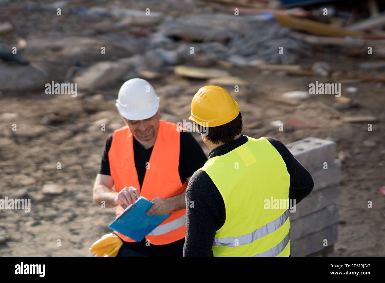 Berlin Germany Construction Workers Construction High Resolution Stock ...