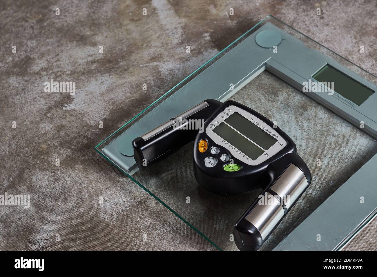 Omron body fat monitor hi-res stock photography and images - Alamy