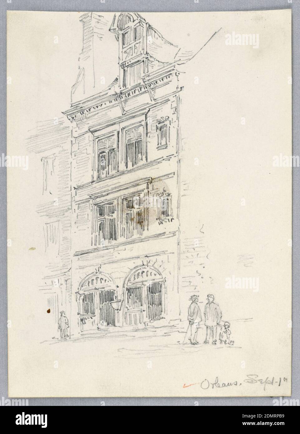 Sketch of House in Orléans, Arnold William Brunner, American, 1857–1925 ...