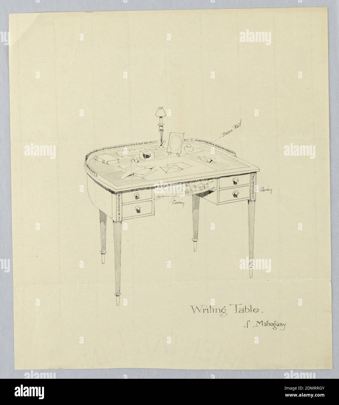 4 fluted columnar legs terminating hi-res stock photography and images ...