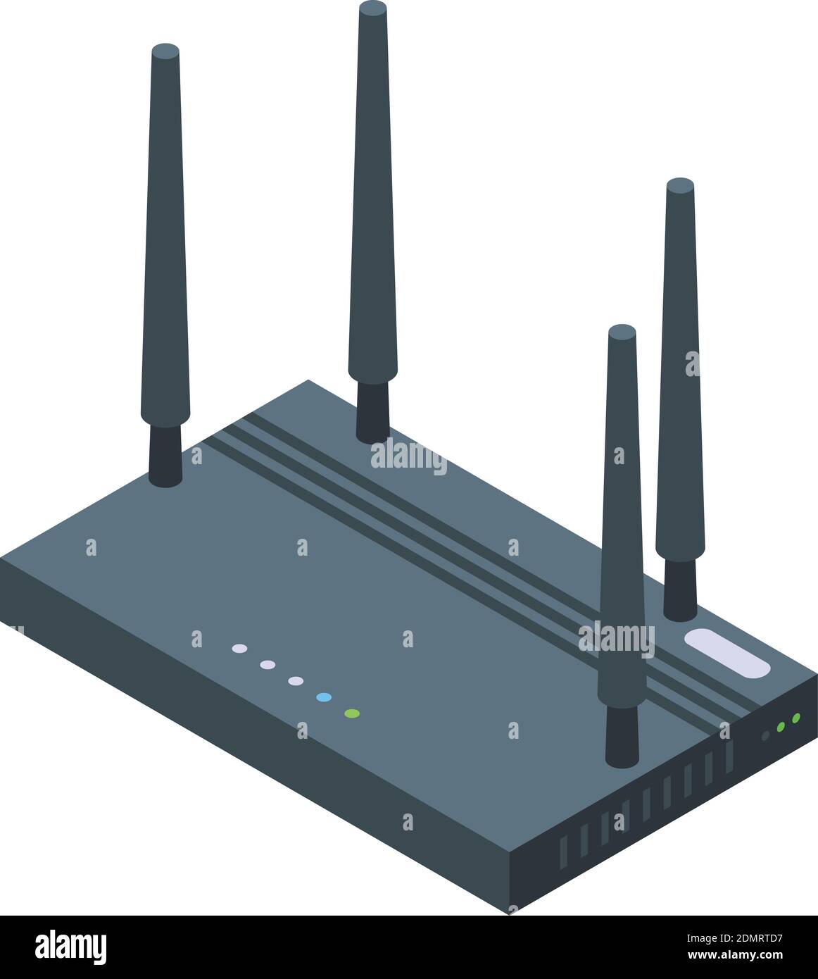Wifi router icon. Isometric of wifi router vector icon for web design ...