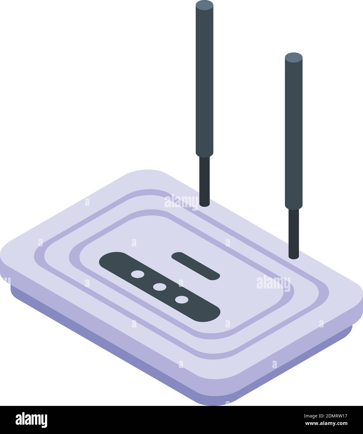 Home wifi router icon. Isometric of home wifi router vector icon for ...