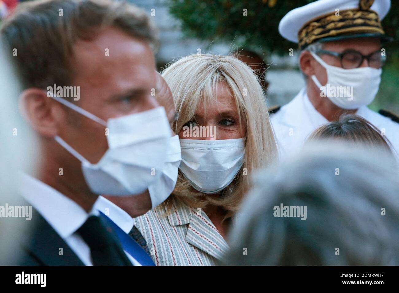 File photo dated August 17, 2020 of French President Emmanuel Macron ...