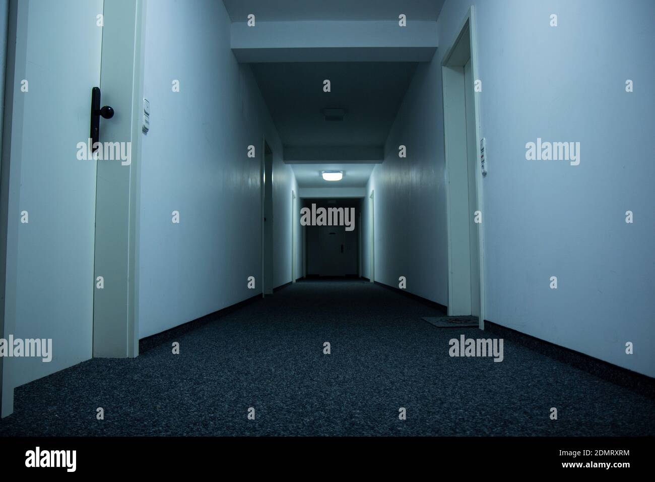 Spooky building corridor hi-res stock photography and images - Alamy