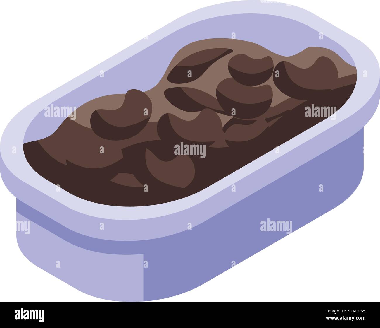 Dog dish food icon. Isometric of dog dish food vector icon for web ...