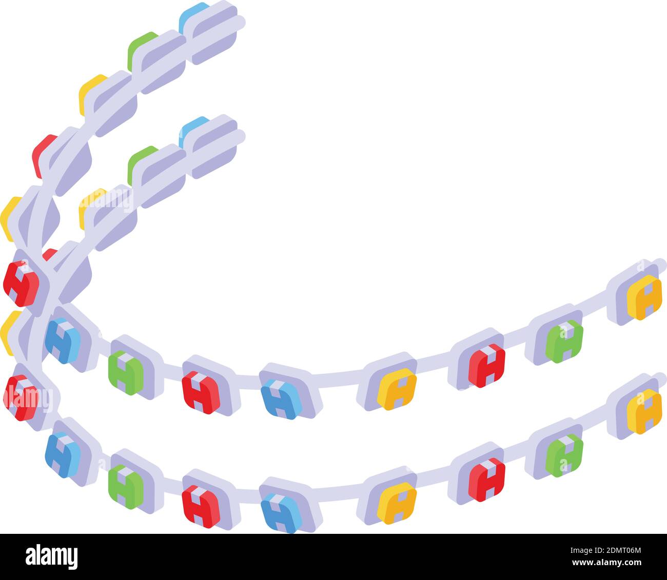 Kid tooth braces icon. Isometric of kid tooth braces vector icon for ...