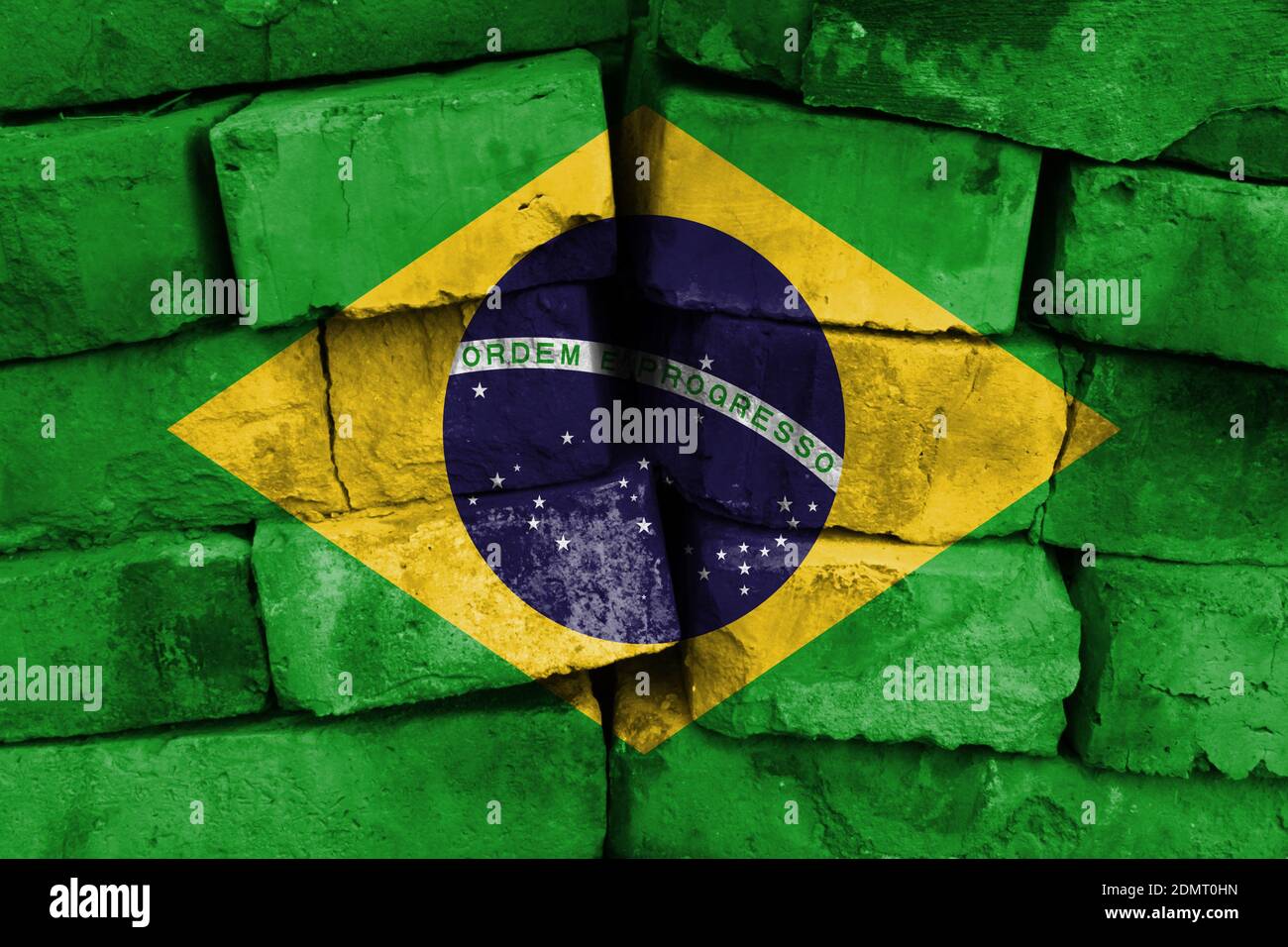 Brazil wall grungy old brick hi-res stock photography and images - Alamy