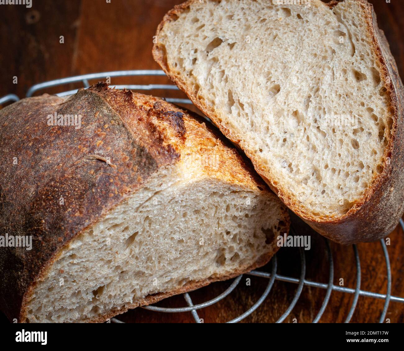 Baking bread with natural ingredients Stock Photo - Alamy