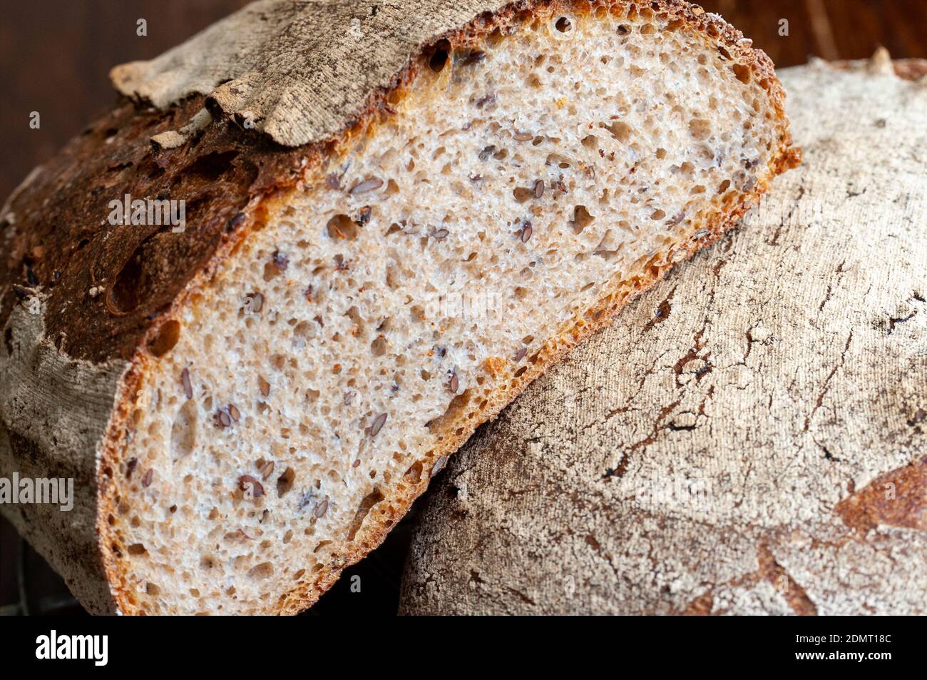 Baking bread with natural ingredients Stock Photo - Alamy