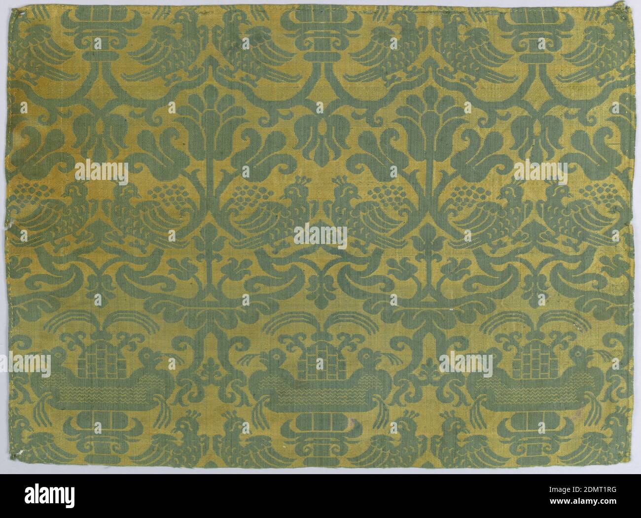 Textile, Medium: silk Technique: plain compound weave, Reversible ...