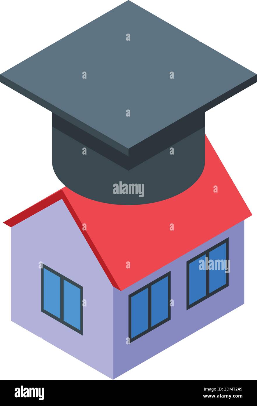 Home education icon. Isometric of home education vector icon for web ...