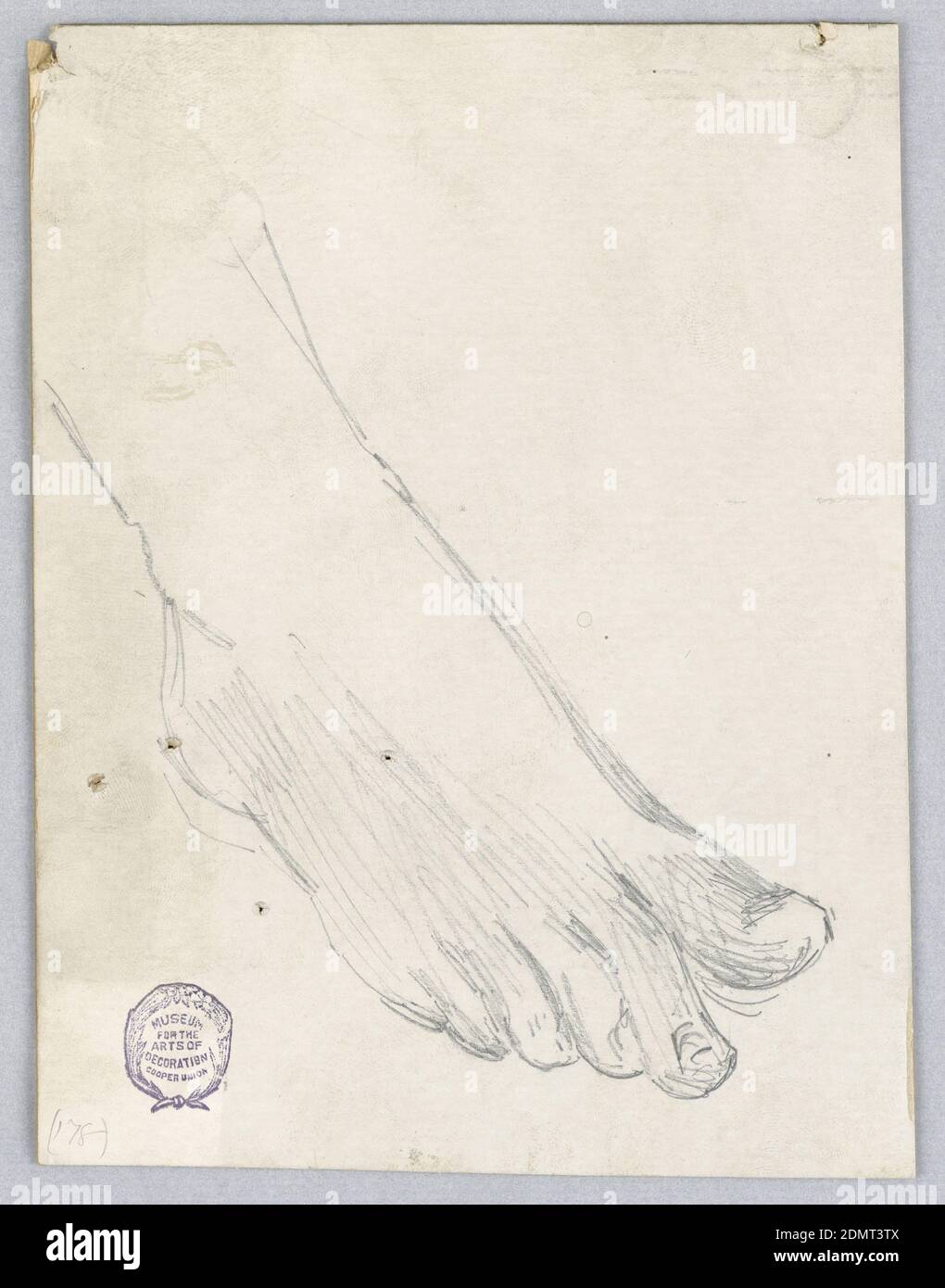 Study of Right Foot, Francis Augustus Lathrop, American, 1849 - 1909 ...
