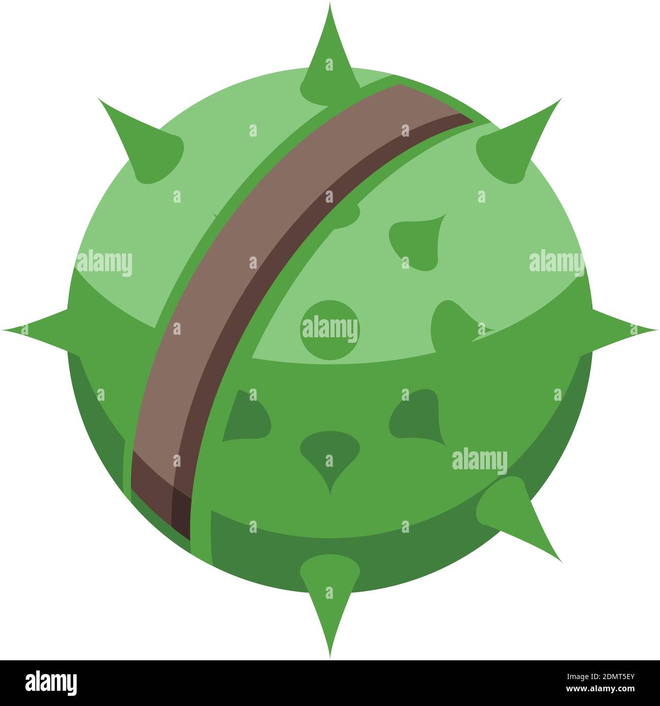 Park tree chestnut icon. Isometric of park tree chestnut vector icon ...