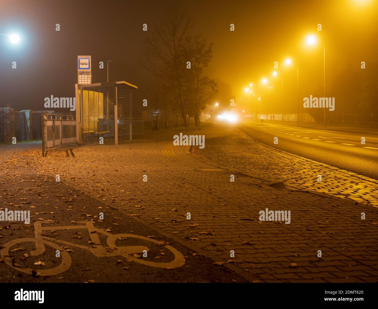 Empty cycle lane traffic hi-res stock photography and images - Alamy
