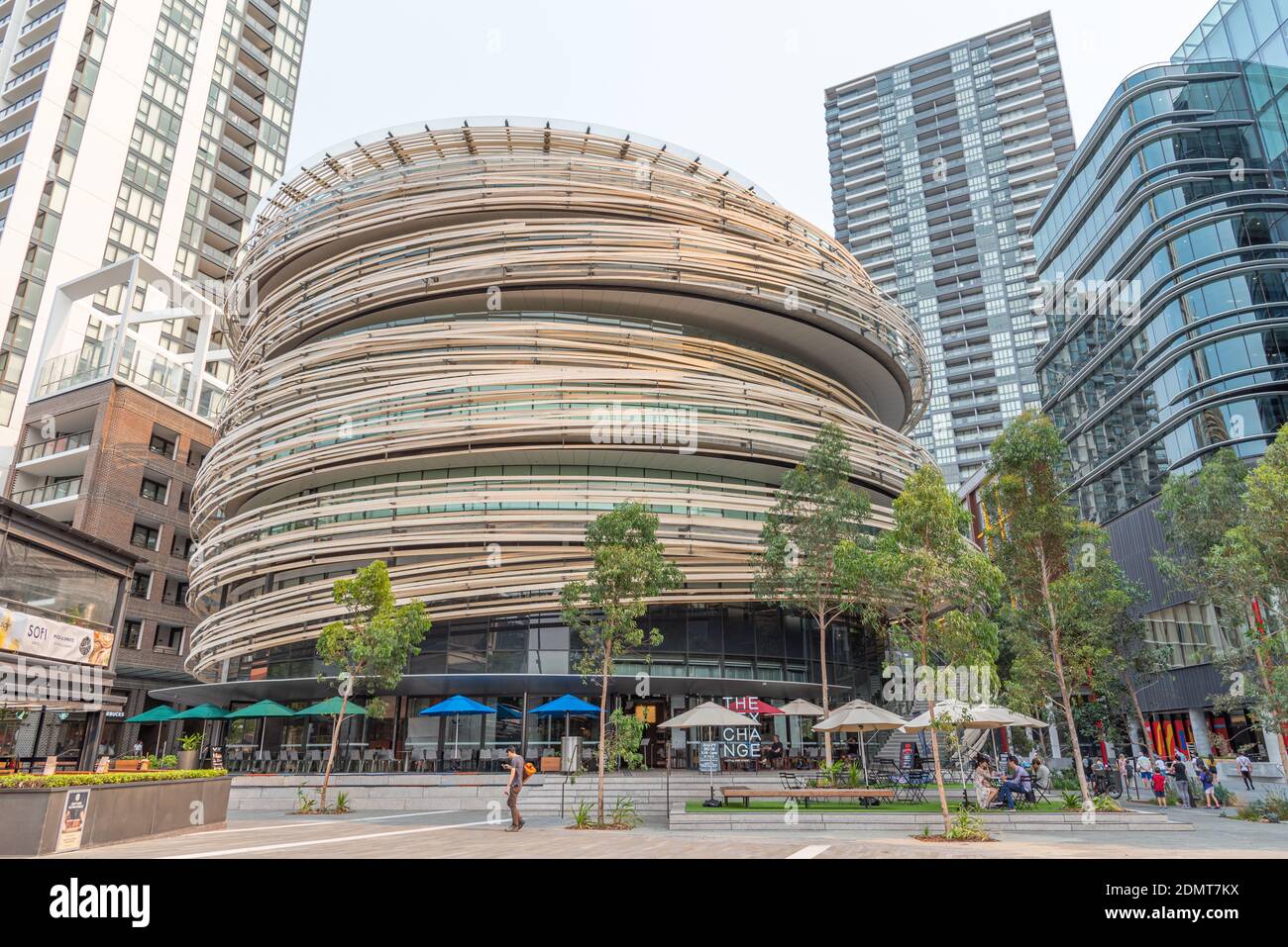 SYDNEY, AUSTRALIA, DECEMBER 30, 2019: Darling square library in Sydney ...