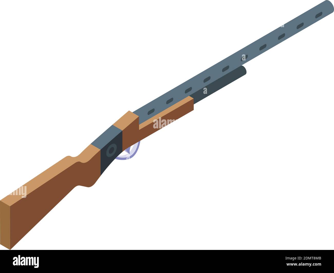 Hunter gun icon. Isometric of hunter gun vector icon for web design ...