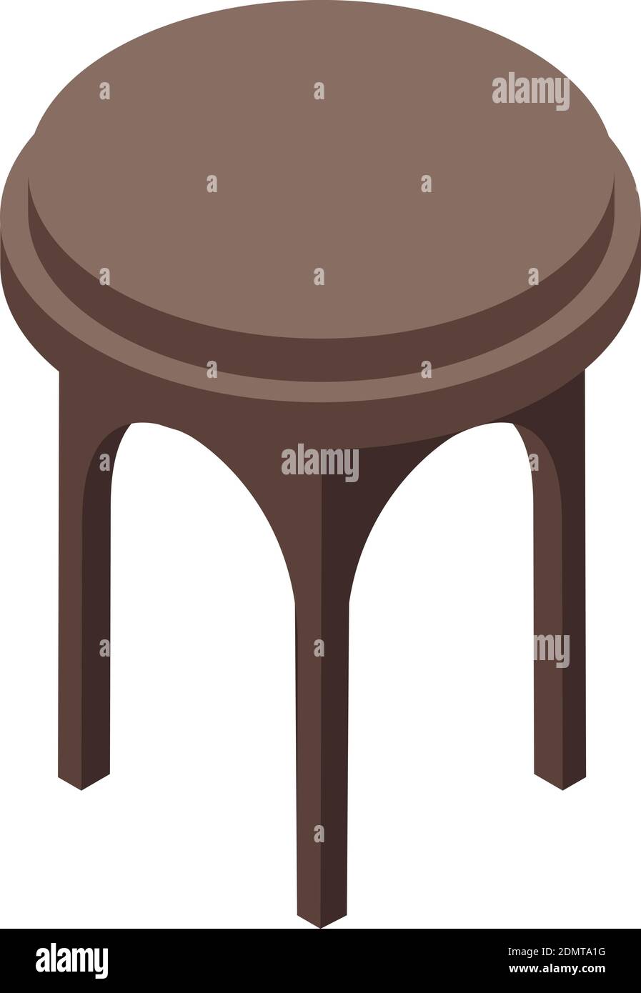 Interior table icon. Isometric of interior table vector icon for web ...