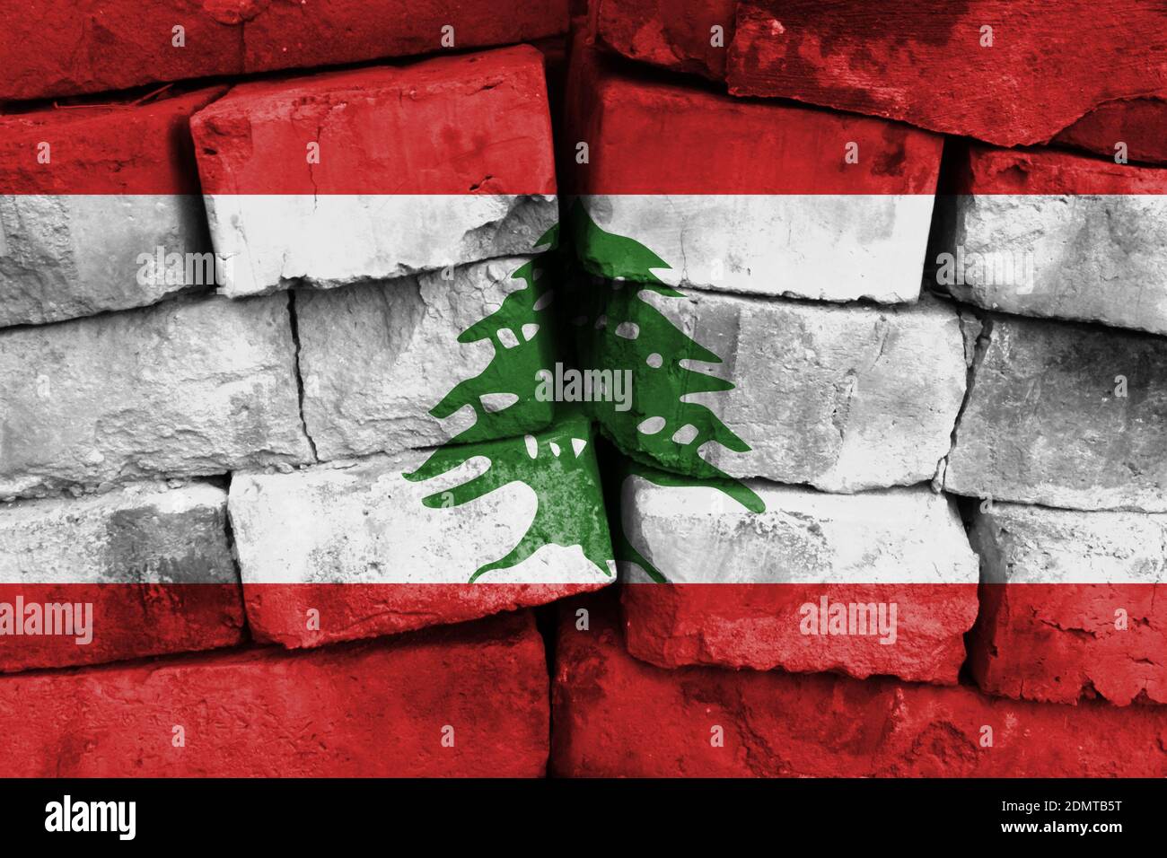 Painted lebanon flag paint hi-res stock photography and images - Alamy