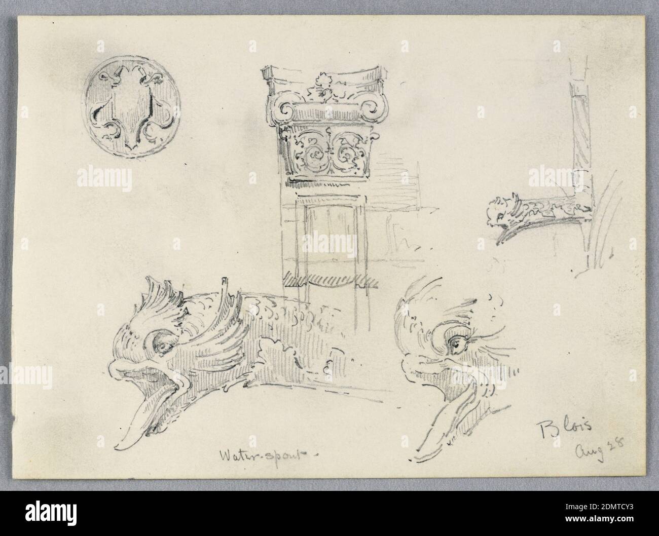 Architectural Details at Blois, Arnold William Brunner, American, 1857 ...