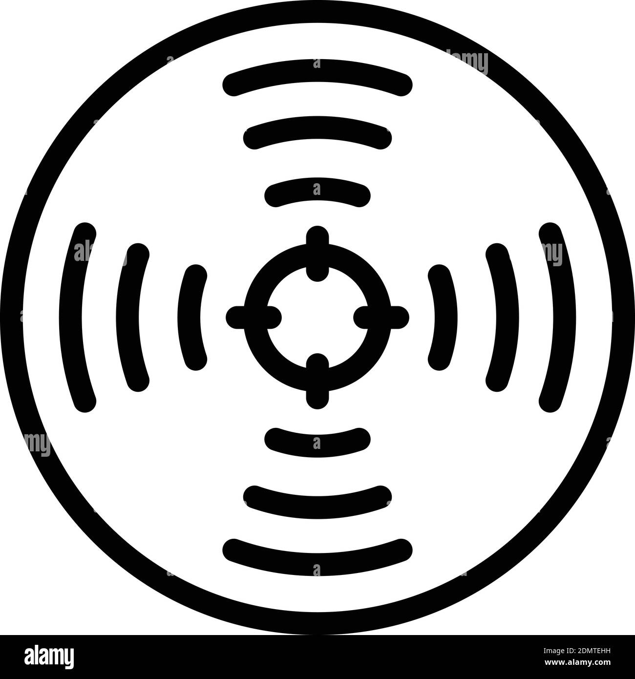 Business focus icon. Outline business focus vector icon for web design ...