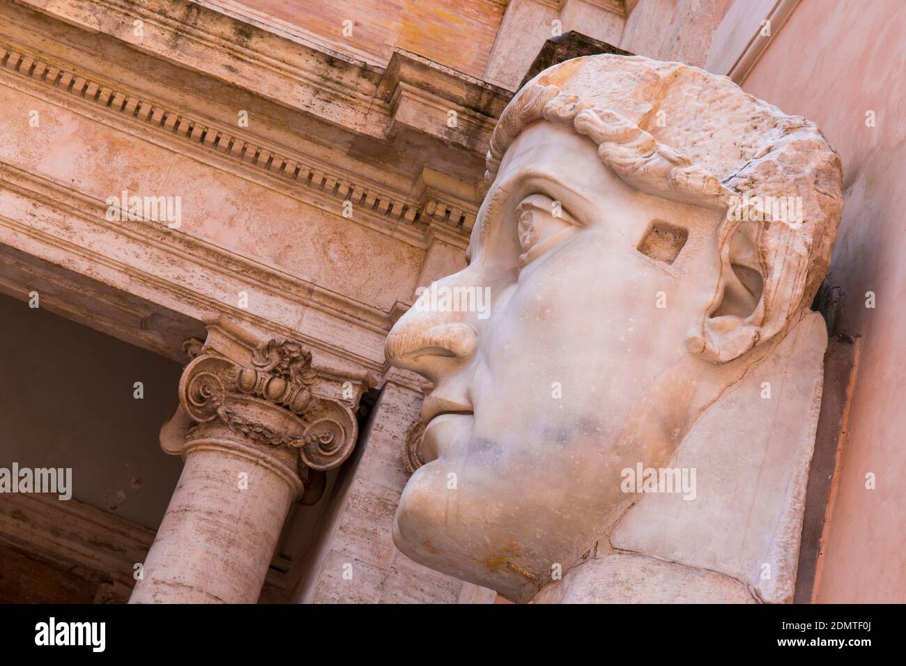 Constantine Sculpture, Patio of Palazzo dei Conservatori, Capitolini ...
