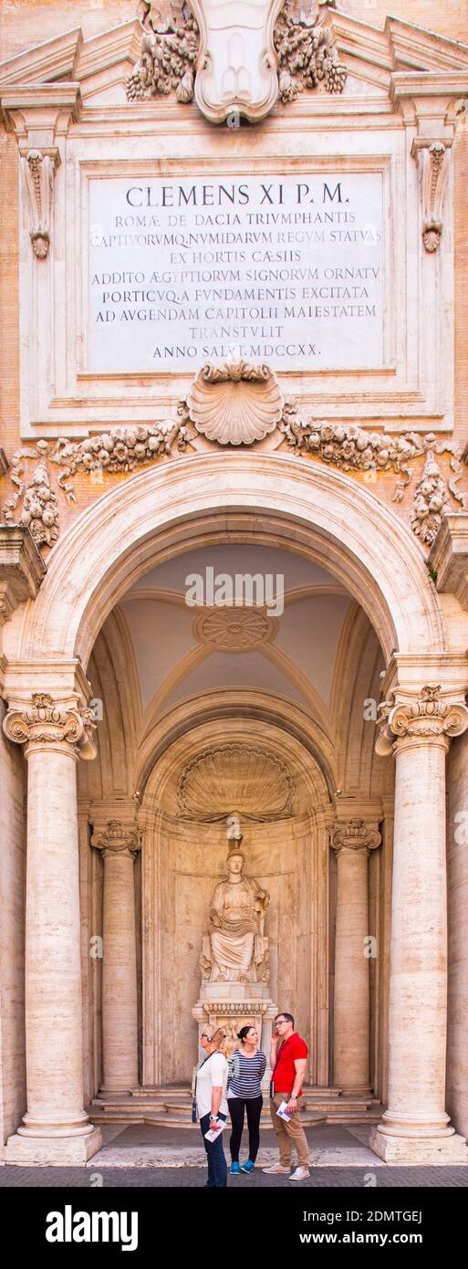 Rome capitolini square hi-res stock photography and images - Alamy