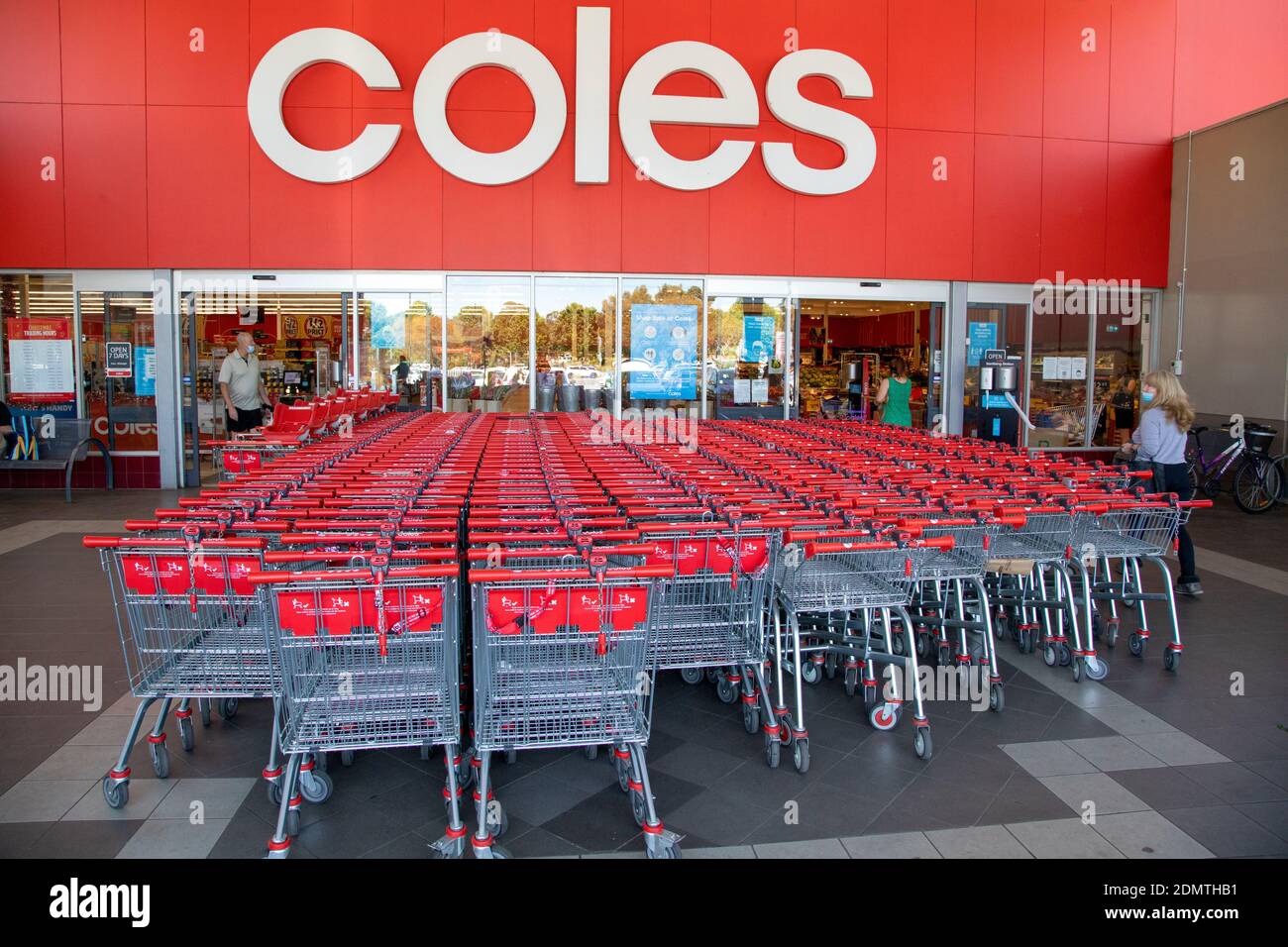 Coles Shopping Trolley High Resolution Stock Photography and Images - Alamy