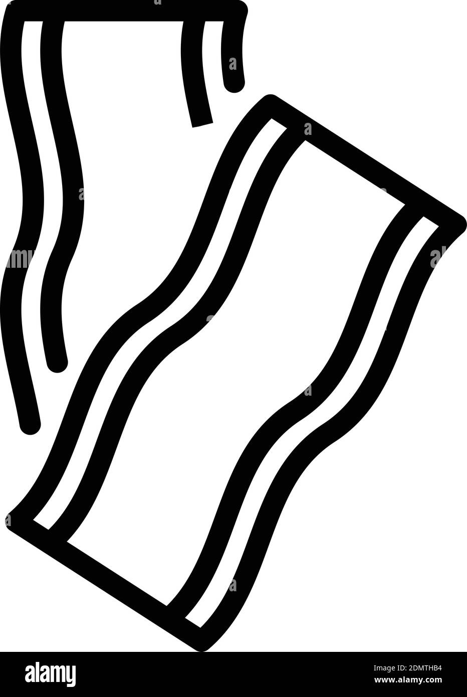 Bacon fresh icon. Outline bacon fresh vector icon for web design ...