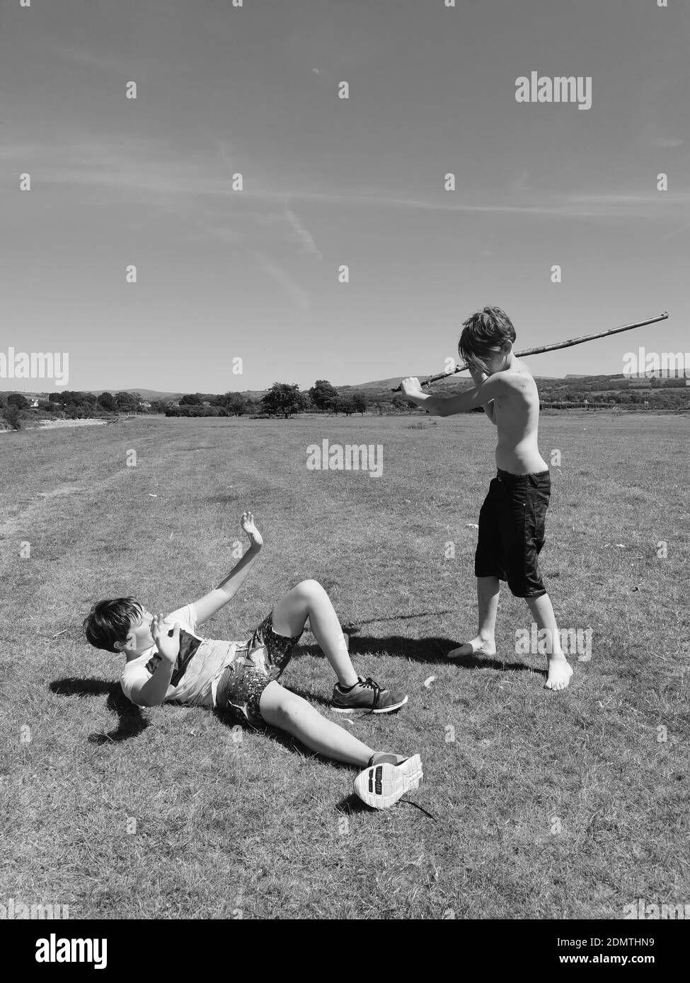 Two boys are beating each hi-res stock photography and images - Alamy