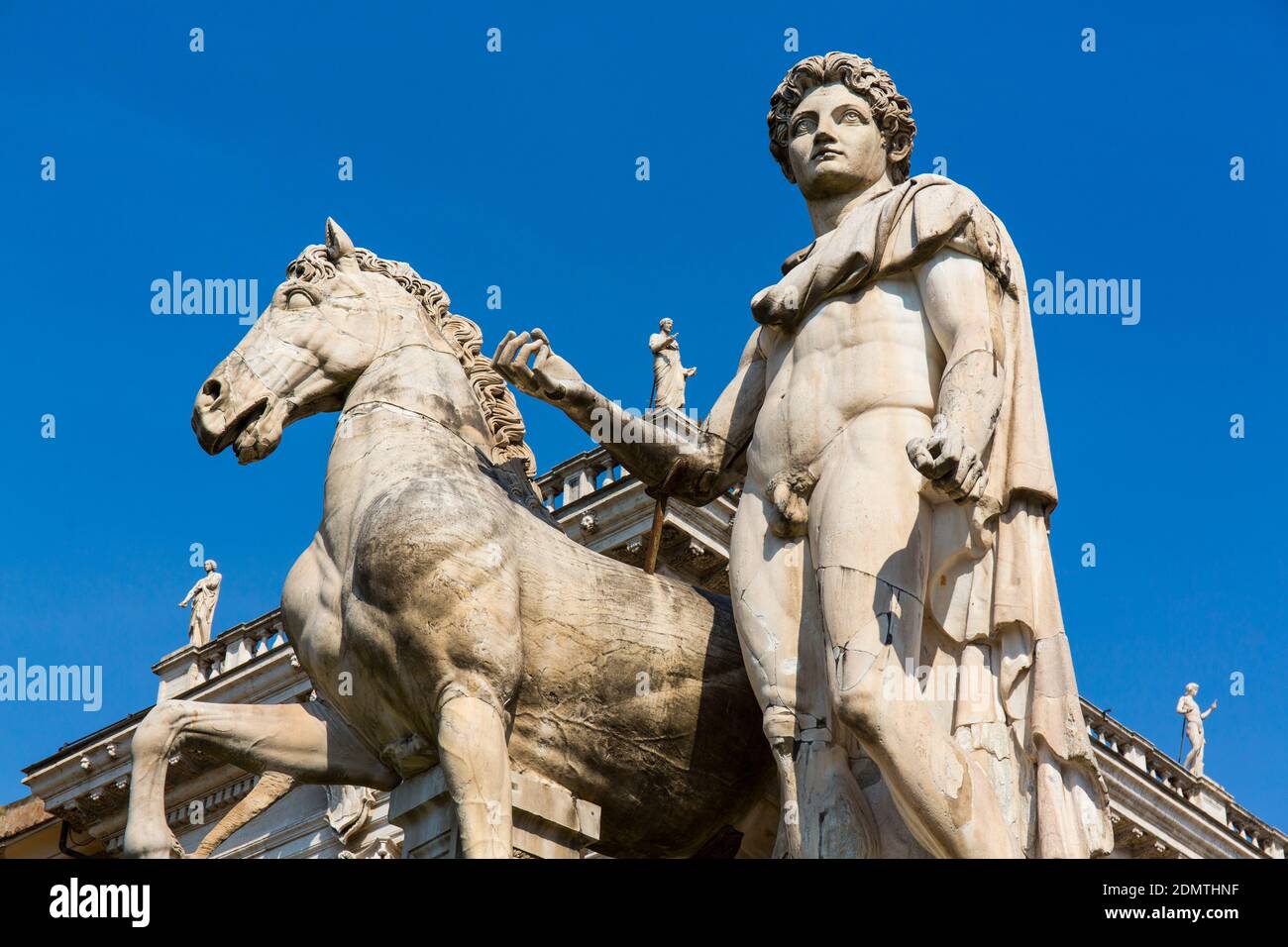 Castor and Pollux Sculptures, Cordonata Stairs, Campidoglio Square ...
