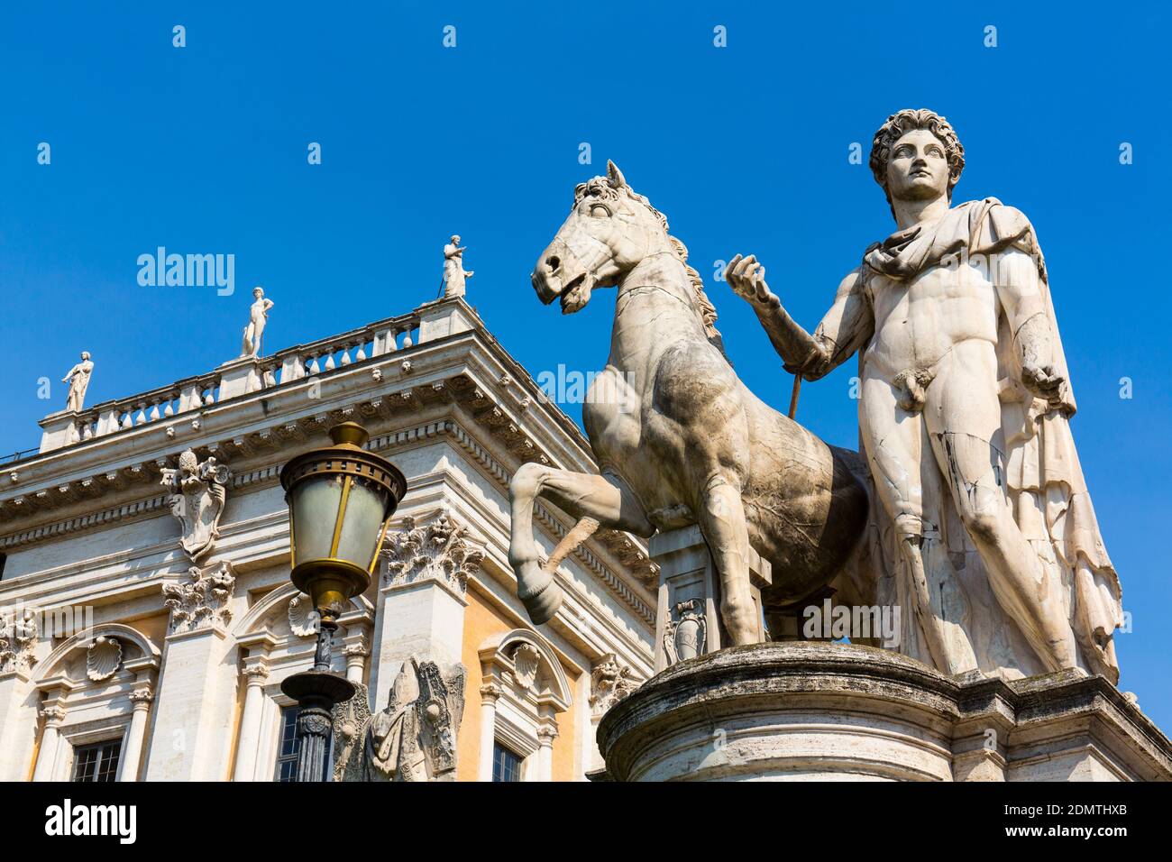 Castor and Pollux Sculptures, Cordonata Stairs, Campidoglio Square ...