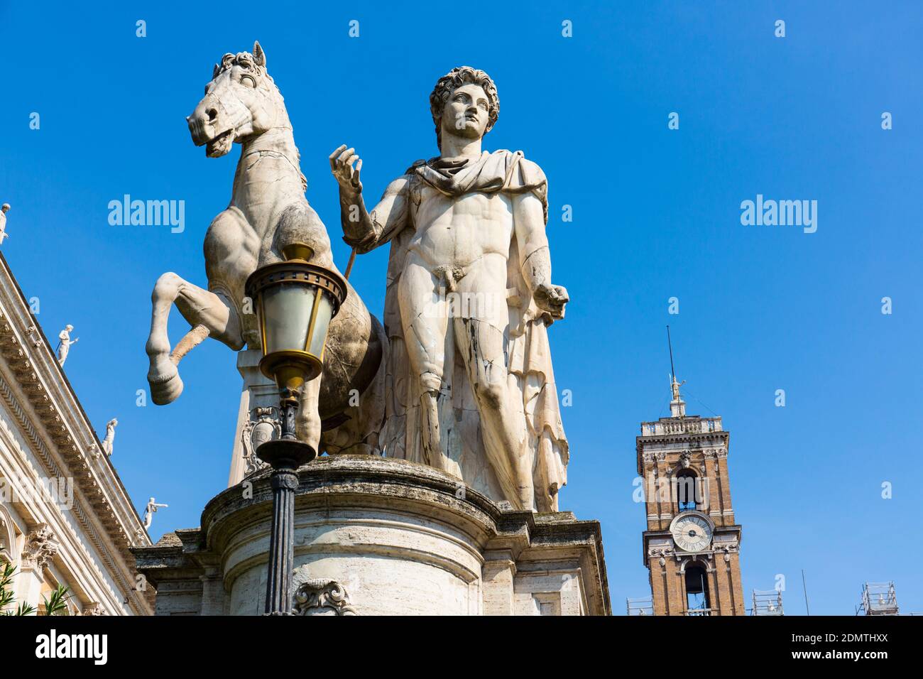Castor and Pollux Sculptures, Cordonata Stairs, Campidoglio Square ...