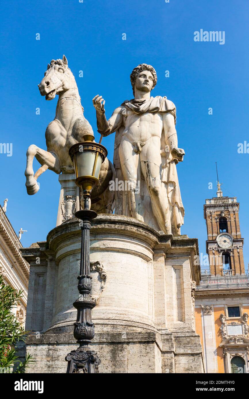 Castor and Pollux Sculptures, Cordonata Stairs, Campidoglio Square ...