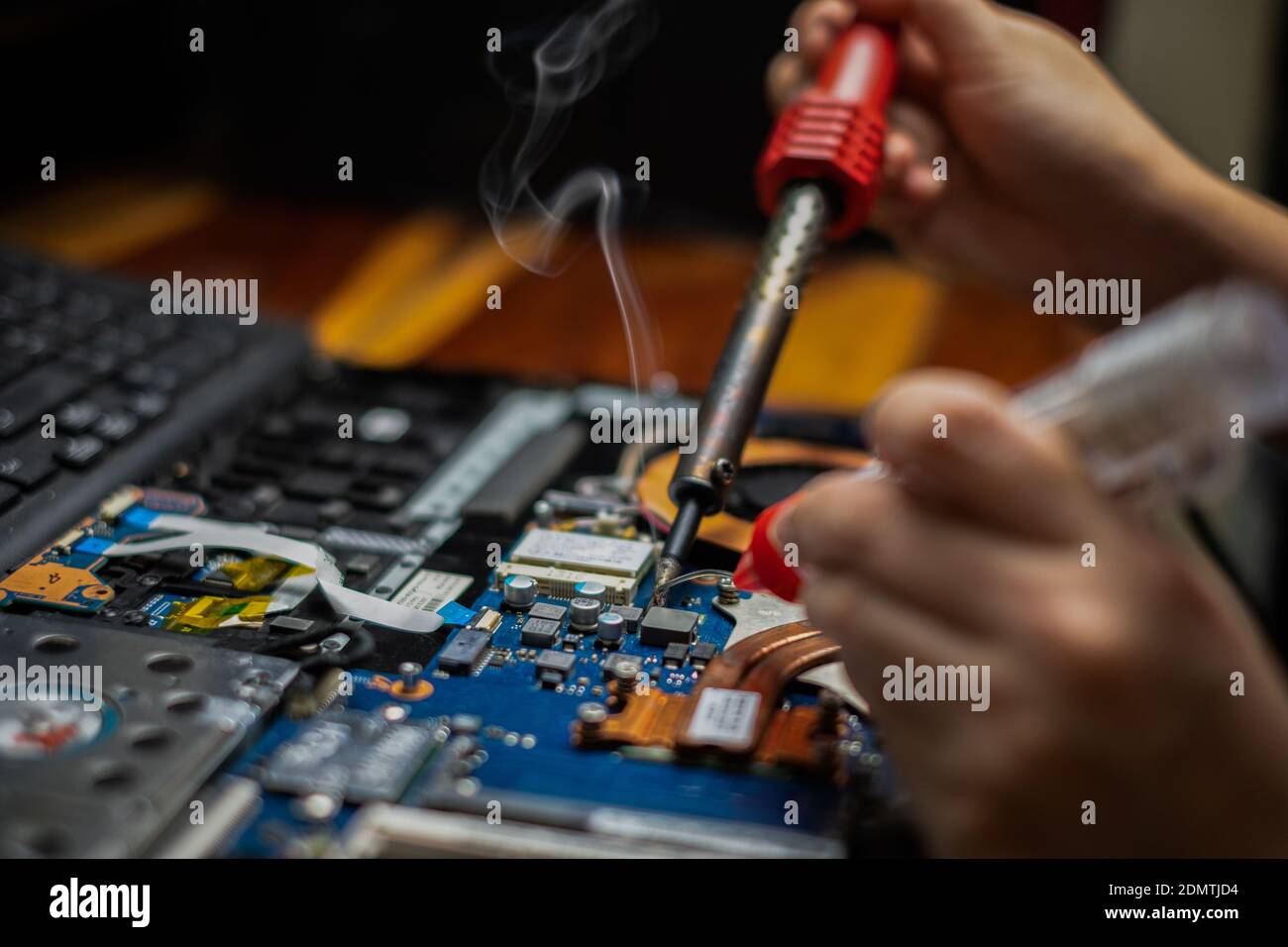 Human Hand Holding Soldering Iron High Resolution Stock Photography and ...