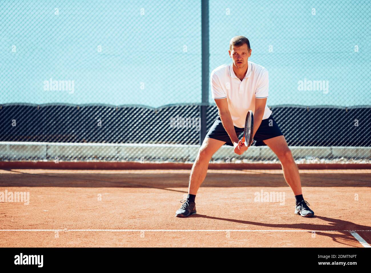 Tennis ready position hi-res stock photography and images - Alamy