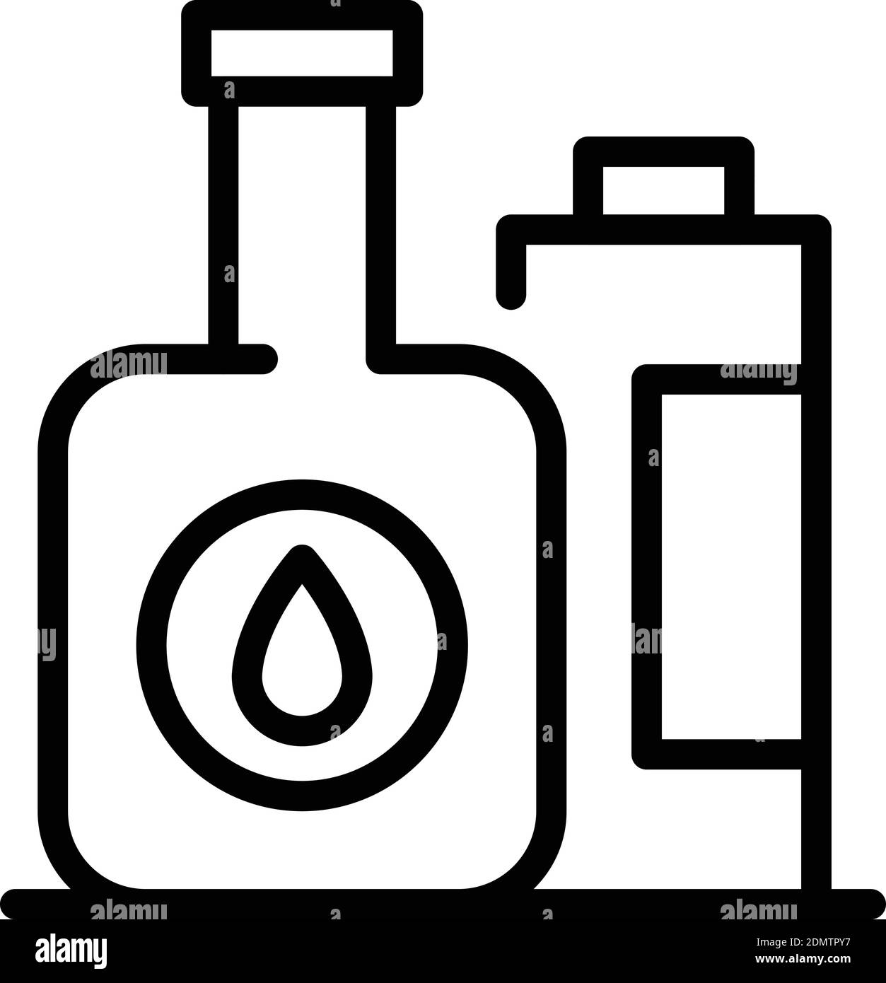Cooking oil icon. Outline cooking oil vector icon for web design ...