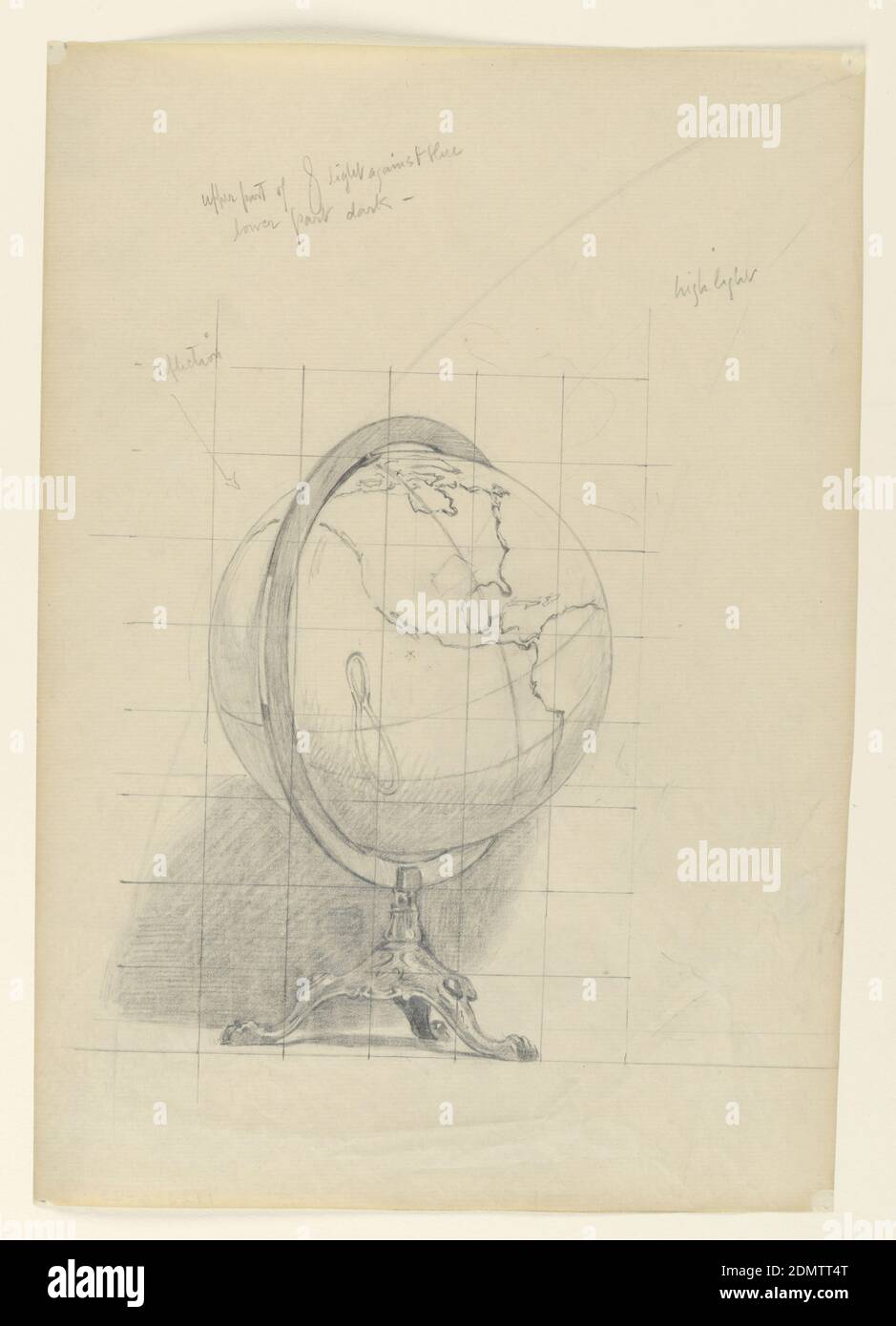 Study for 'Mathematics,' 'The Sciences,' Library of Congress ...