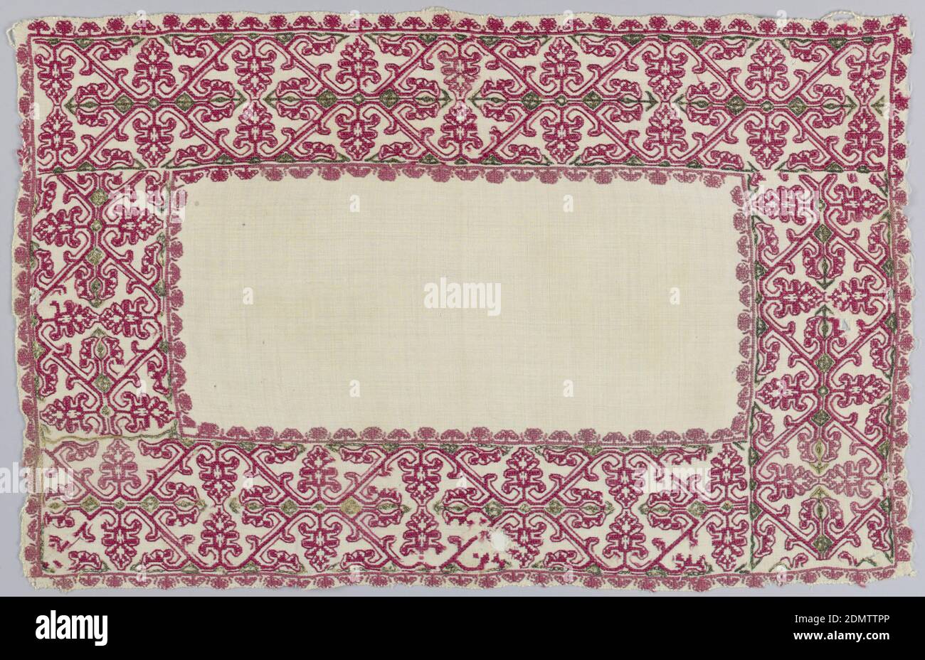 Oblong cover embroidered hi-res stock photography and images - Alamy