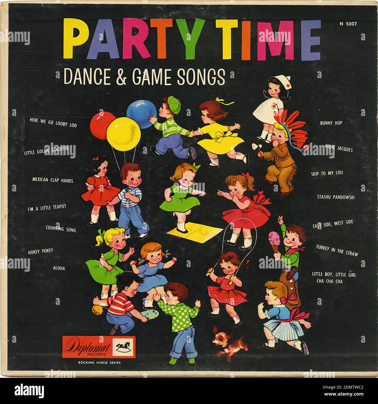 Party Time - Vintage Record Cover Stock Photo - Alamy