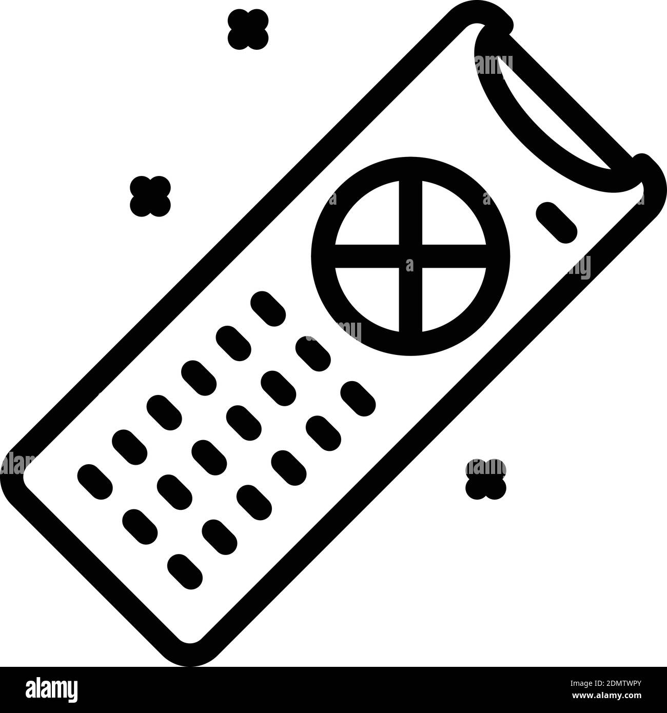 Remote control icon. Outline remote control vector icon for web design ...