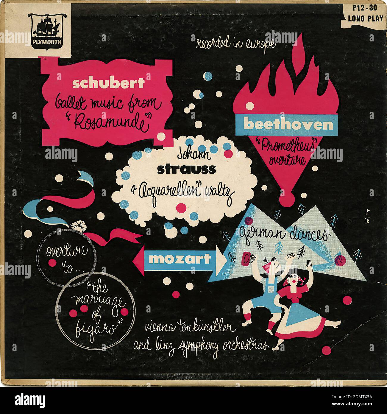 Popular Classics - Vintage Record Cover 02 Stock Photo - Alamy