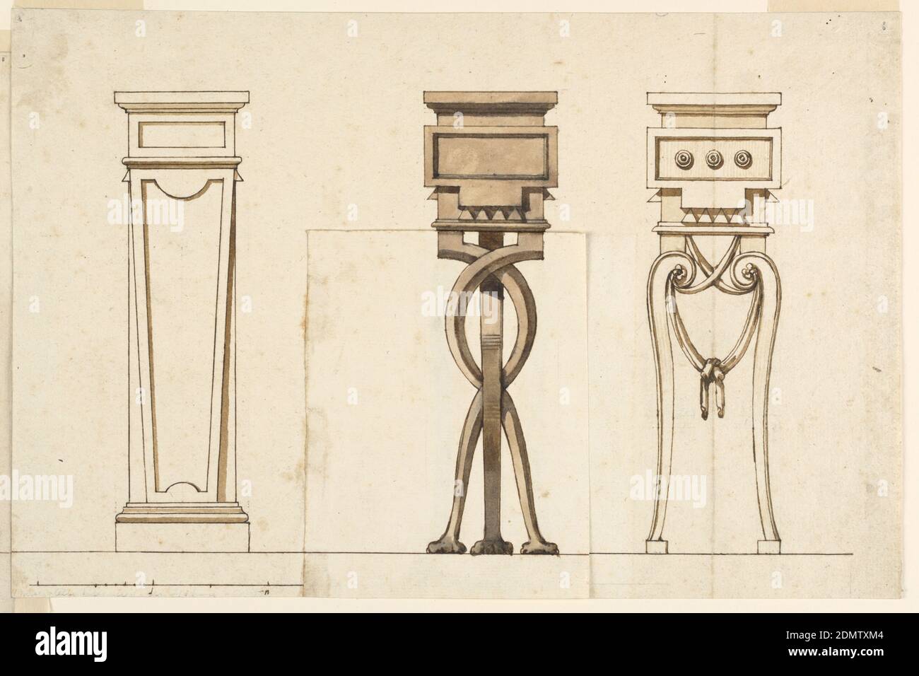 Wooden pedestal hi-res stock photography and images - Alamy