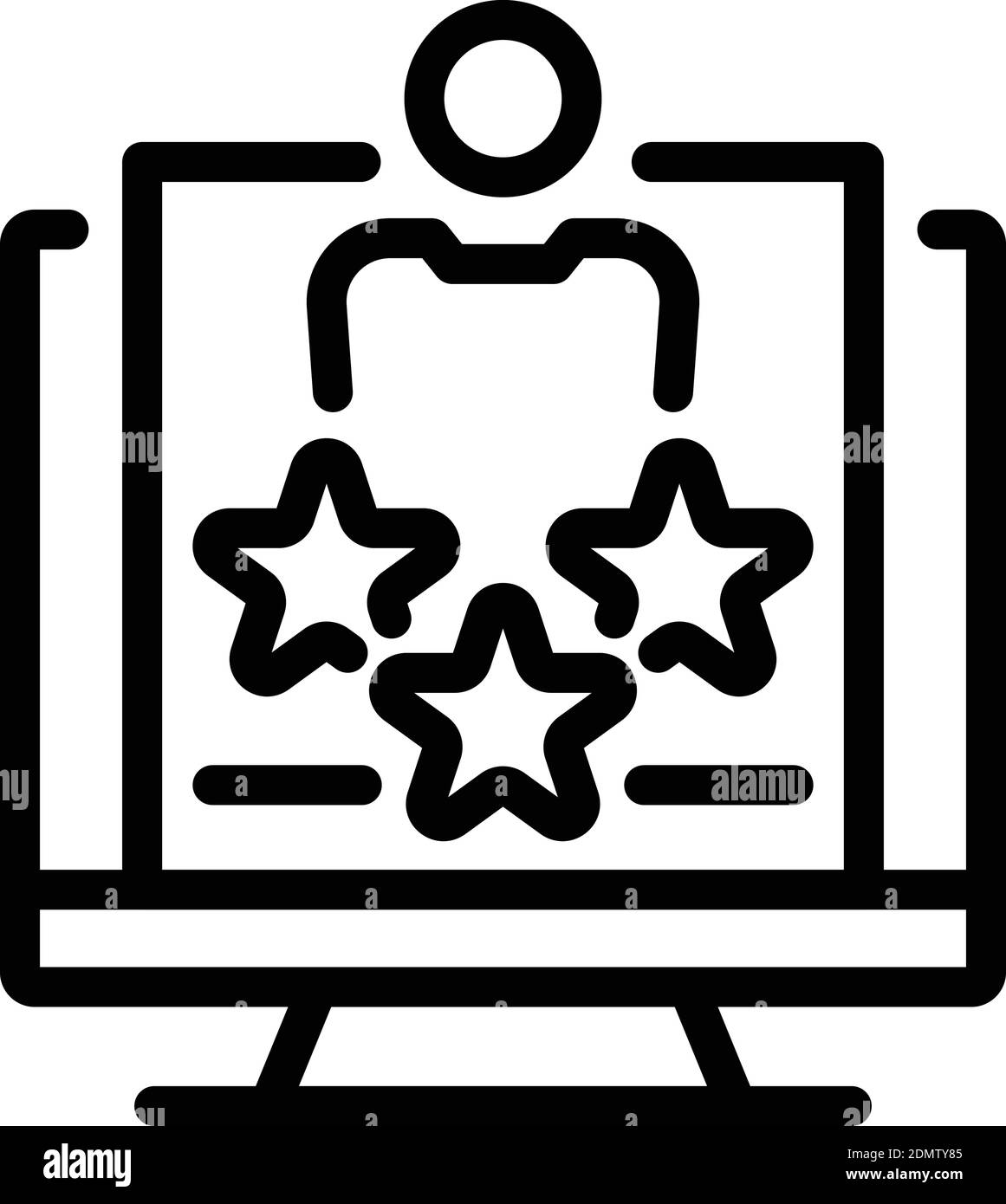 Best candidate icon. Outline best candidate vector icon for web design ...