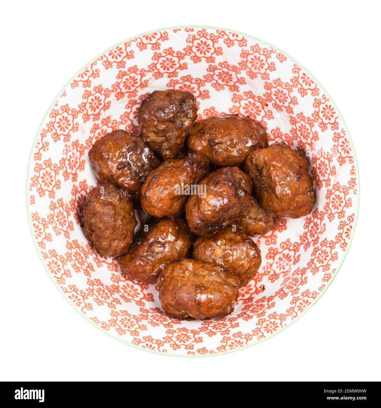 Top view meatballs in Cut Out Stock Images & Pictures - Alamy