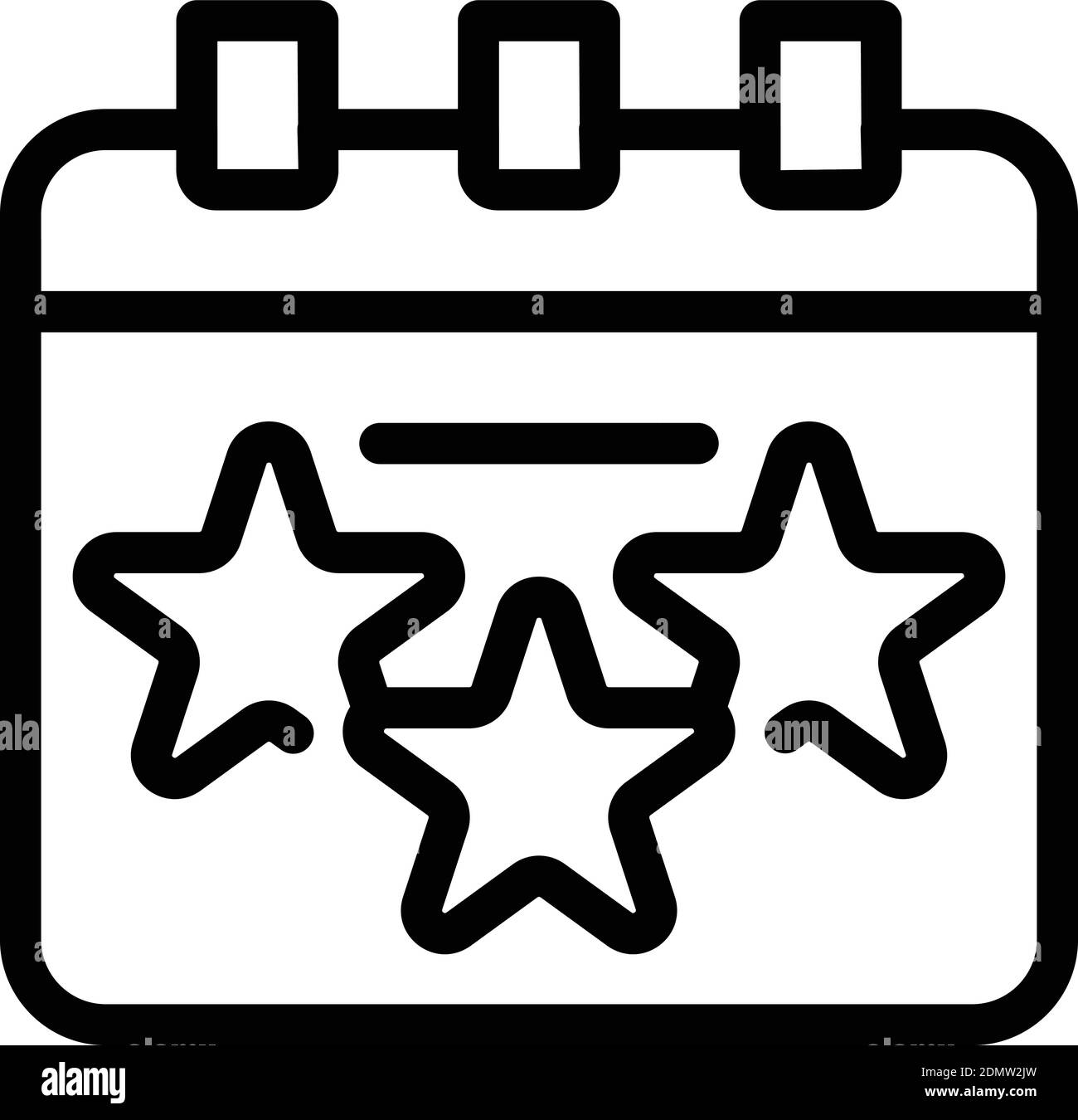 Event management icon. Outline event management vector icon for web ...