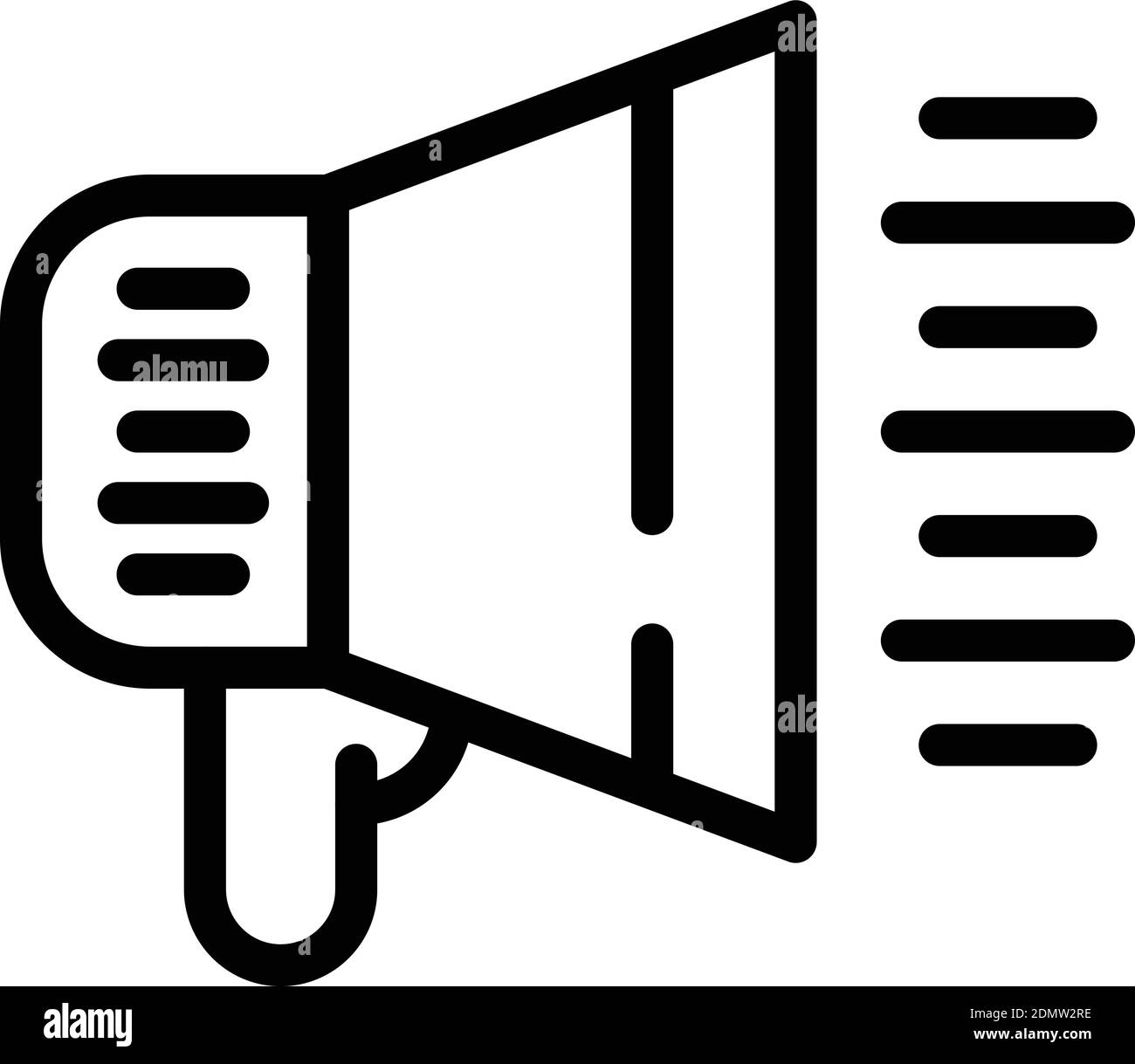 Job advertise icon. Outline job advertise vector icon for web design ...