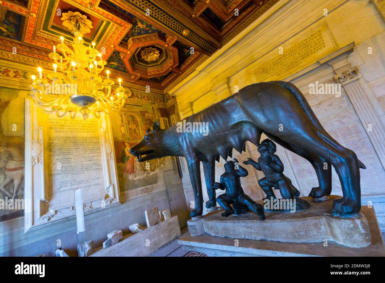 Capitoline Wolf, Capitolini Museums, Rome, Italy, Europe Stock Photo ...