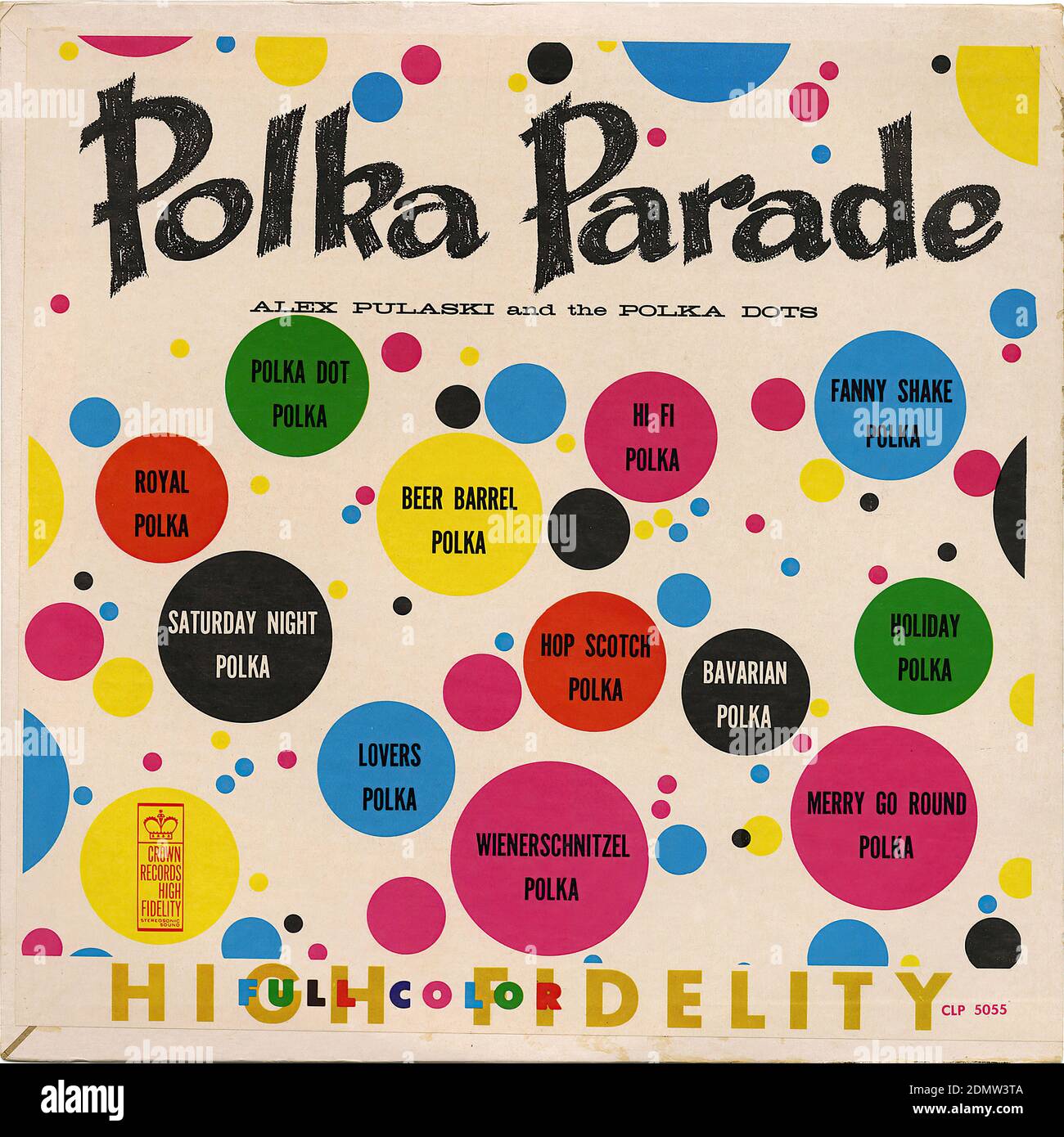 Polka Parade - Vintage record cover 01 Stock Photo - Alamy